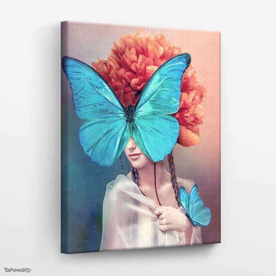 Deimantinė mozaika_Moteris-drugelis ZM-2980 - TAPYMAS.LT